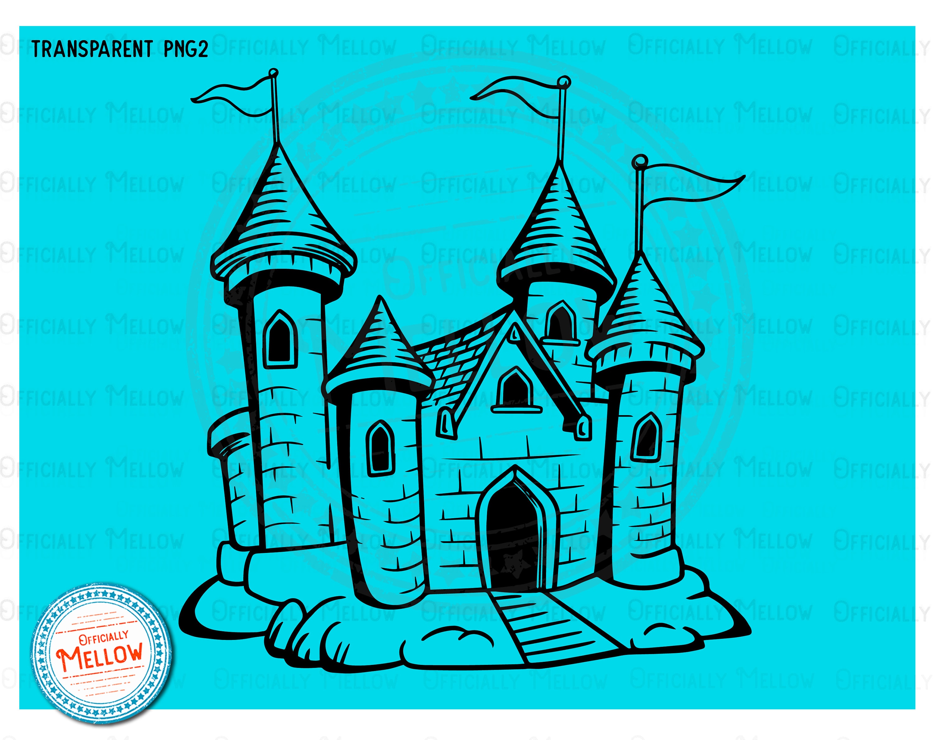 Princess Castle SVG Castle Clipart Fantasy Svg Fairy Tale - Etsy