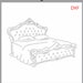 Bed SVG, Royal Bed, Sleeping SVG, Nap Queen, Bed Clip Art, Bed Vector ...