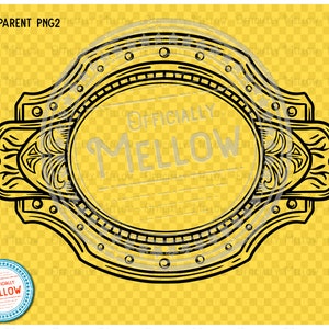 Blank Belt Buckle SVG: Cowgirl Western Design (digital Download) - Etsy