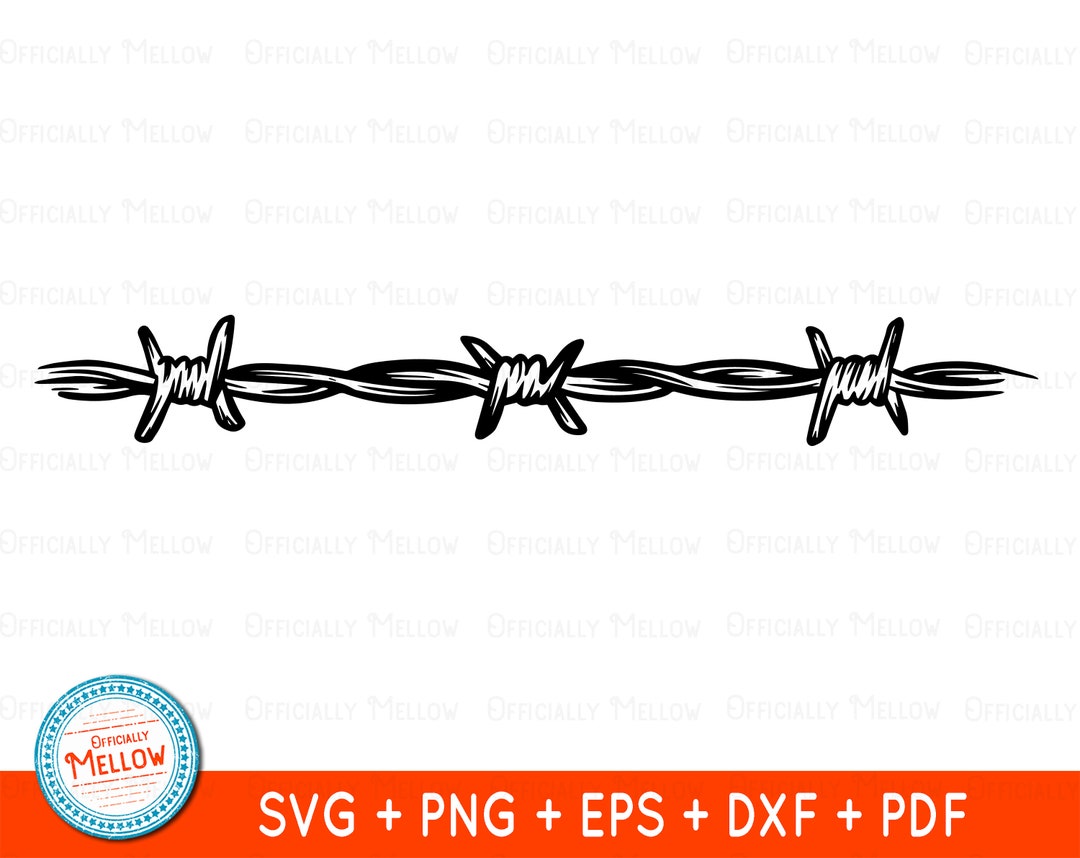 Barbed Wire SVG, Barb Wire svg, Barbwire svg, Wire Fence SVG, Barbed ...