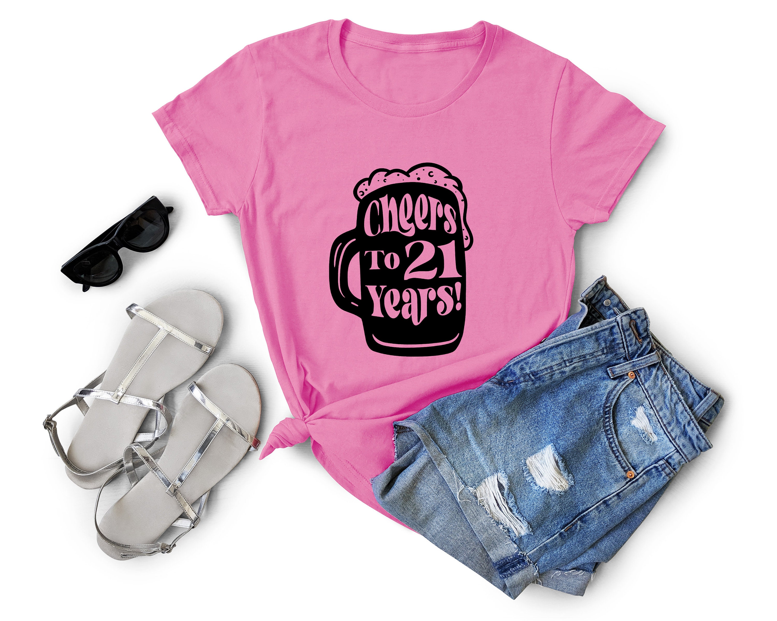 Cheers To 21 Years Svg 21st Birthday Svg 21st Birthday Beer Etsy