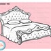 Bed SVG, Royal Bed, Sleeping SVG, Nap Queen, Bed Clip Art, Bed Vector ...