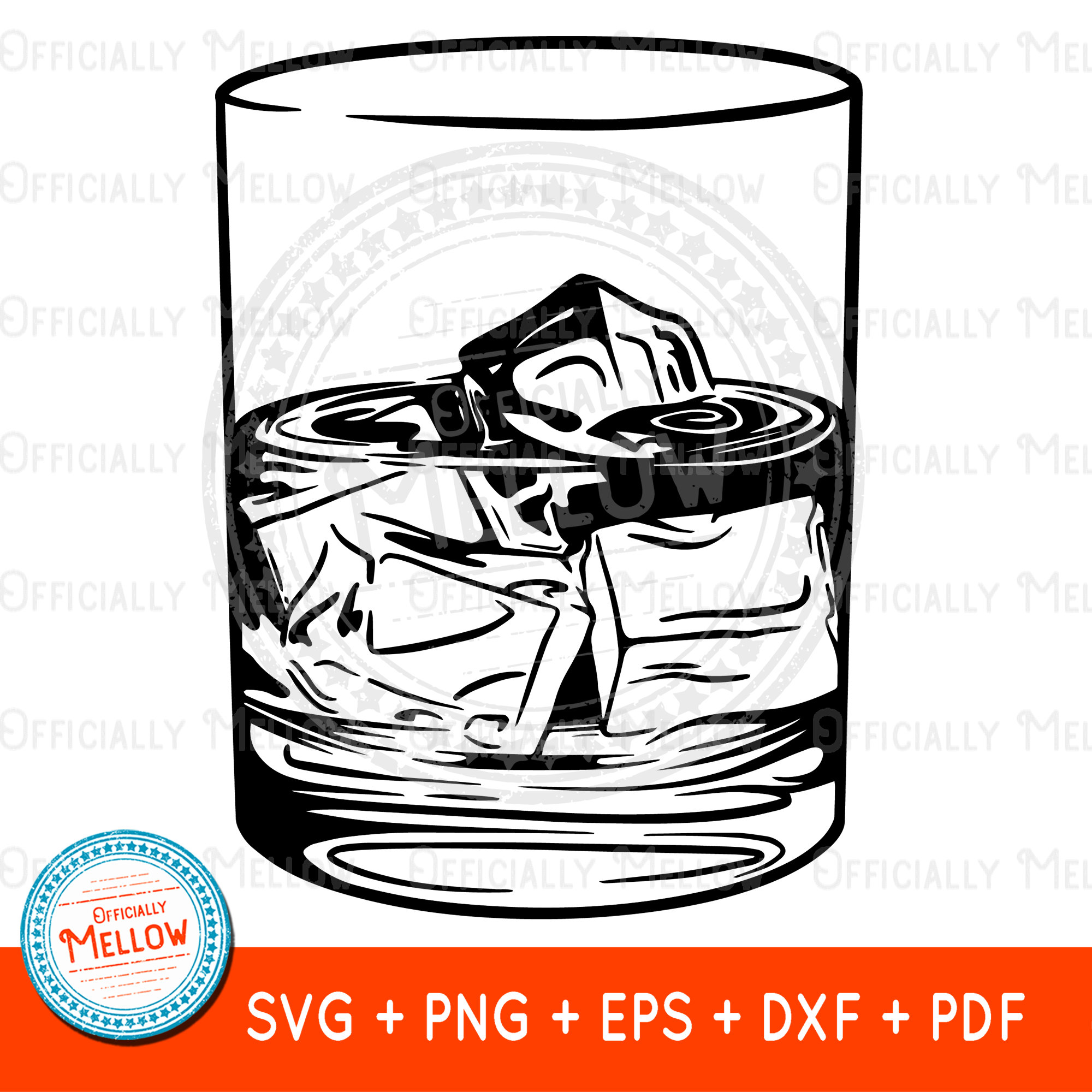 Whiskey Glass Illustration