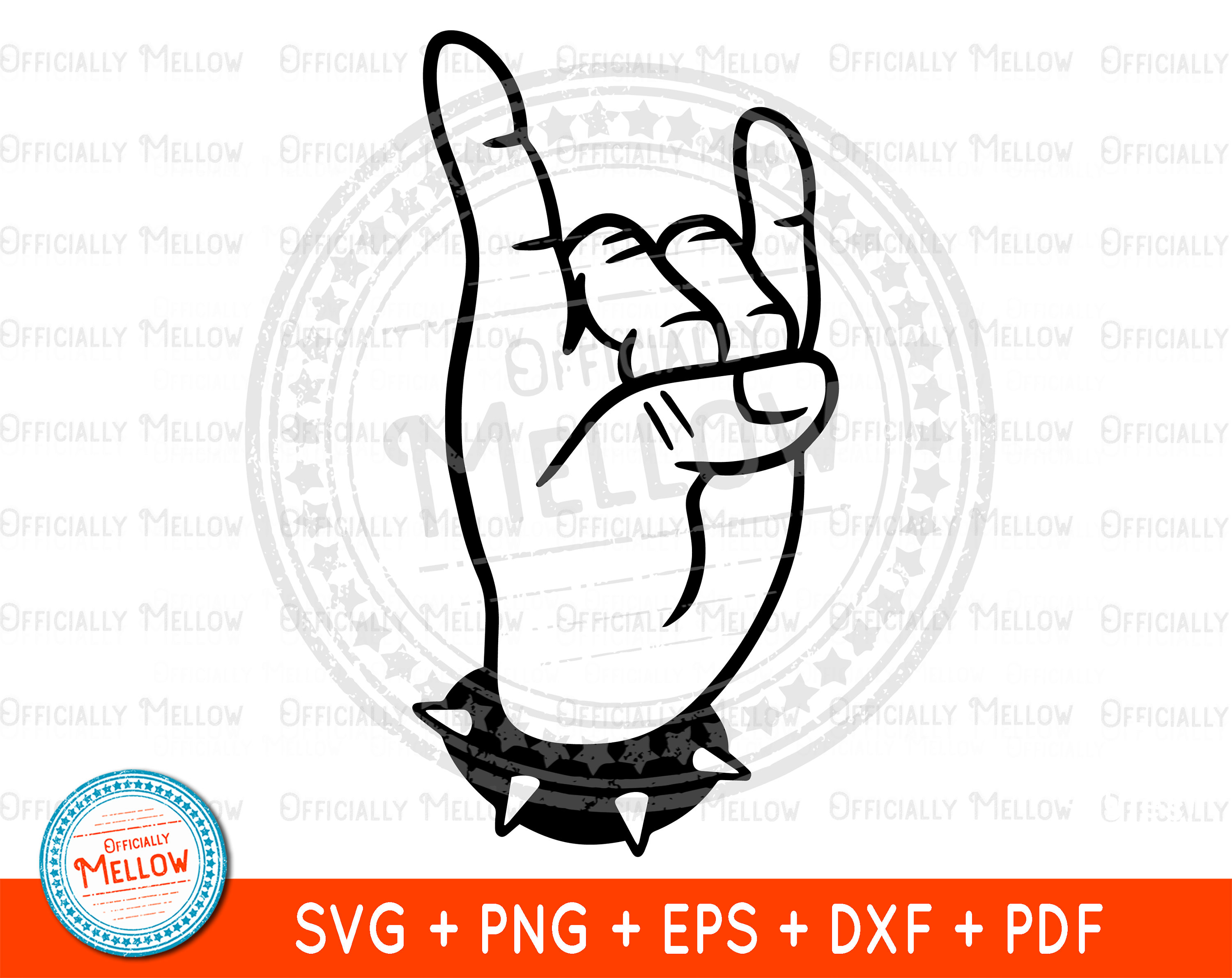 Rock Hand SVG Rock and Roll Svg Rock Horns Rock Music Svg - Etsy