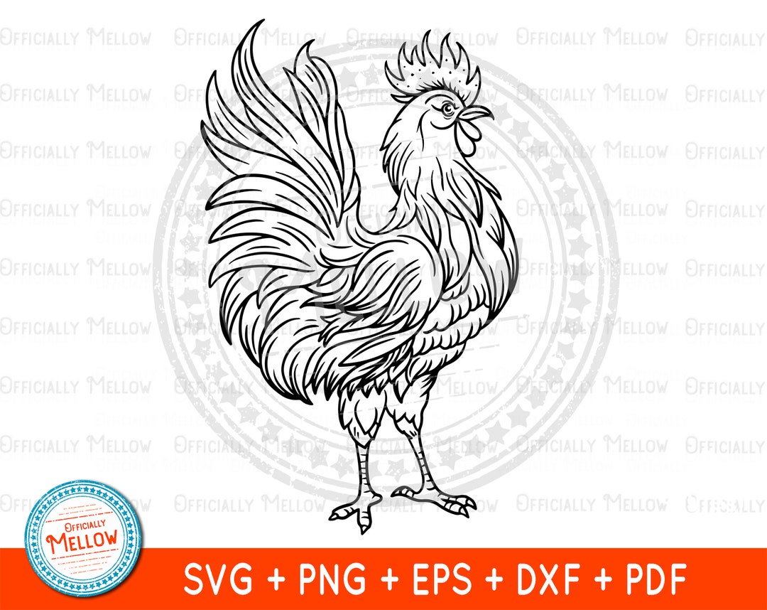 Hahn SVG Hahn Clip Art Hahn PNG Hahn Vektor Hahn DXF - Etsy Österreich