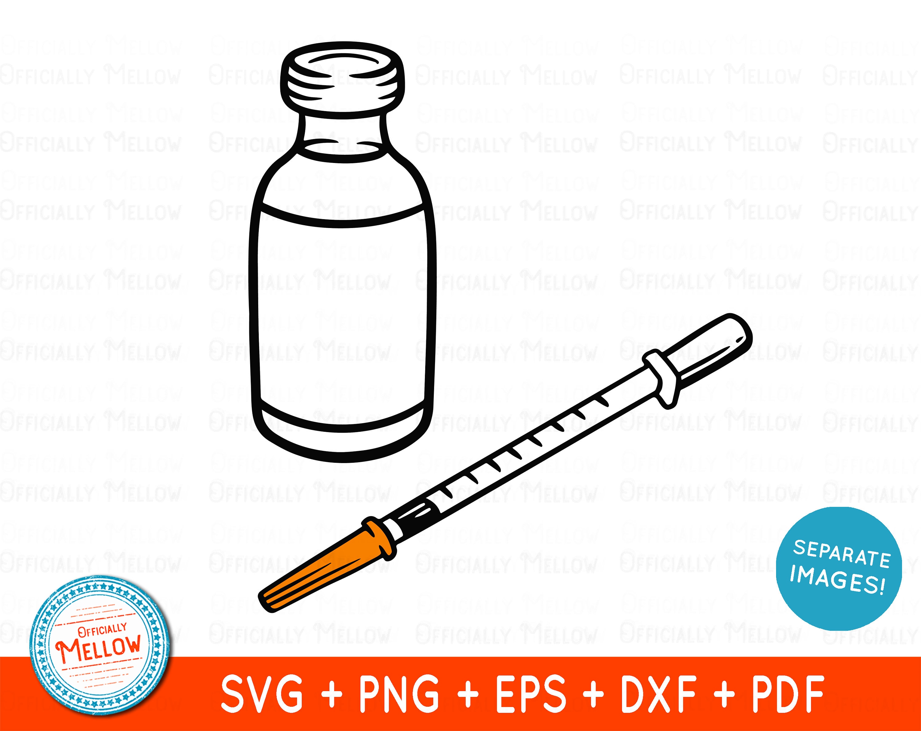 Syringe SVG Medical SVG Medical Clipart Syringe PNG - Etsy