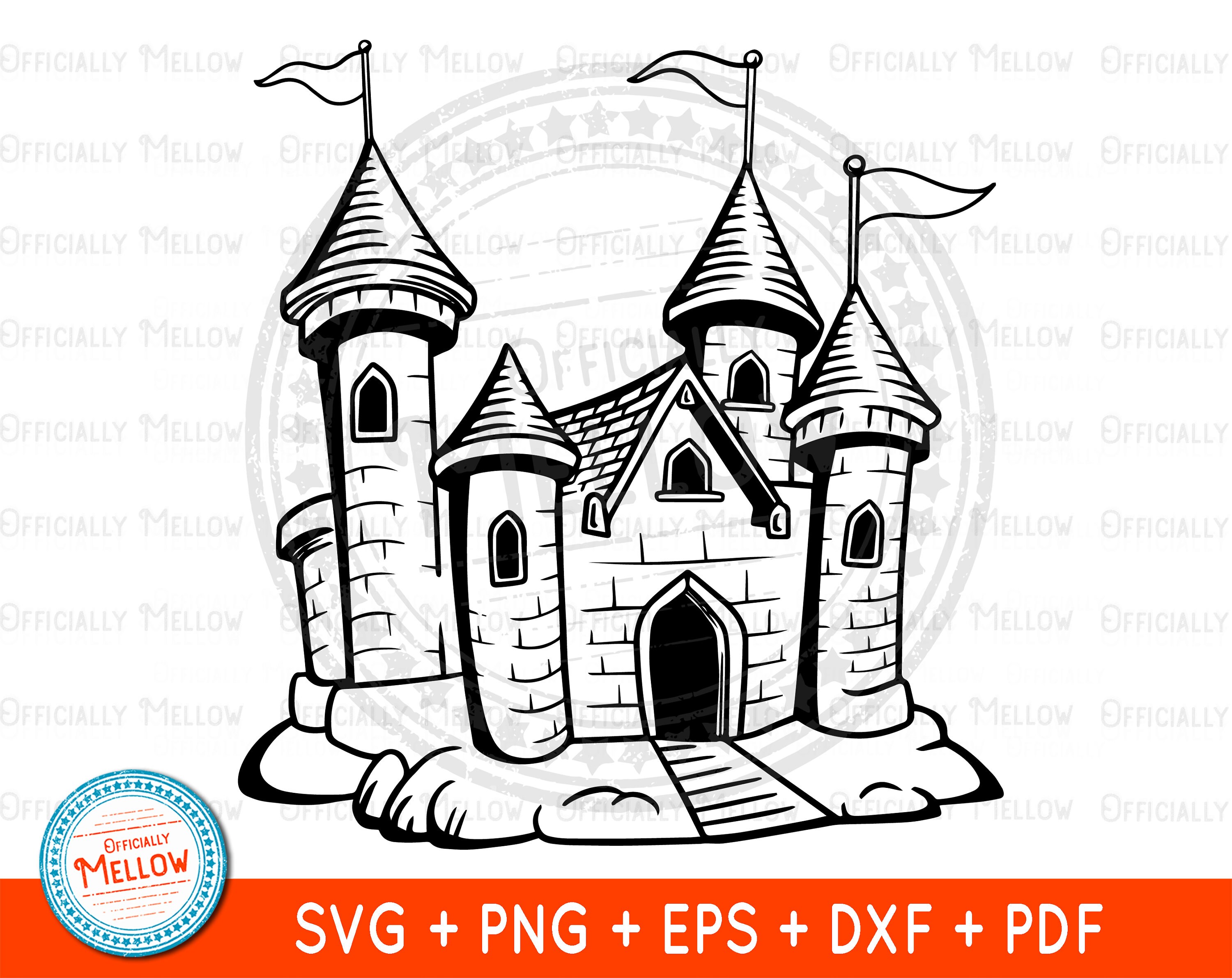 Princess Castle SVG Castle Clipart Fantasy Svg Fairy Tale - Etsy