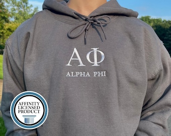 Kappa Delta Crest Embroidered Sweatshirt Custom Pullover Greek Name ...