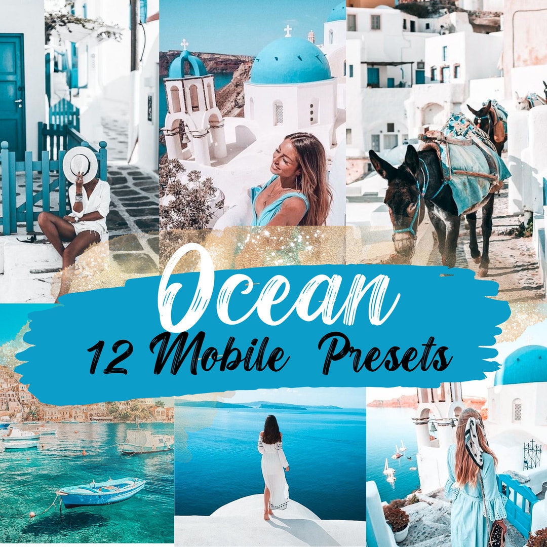 Ocean Lightroom Mobile Presets, Natural Photo Filters (DNG) - Etsy
