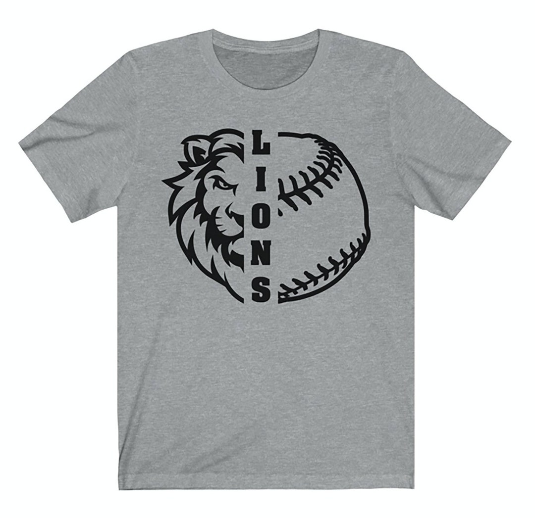 Lions Baseball Softball, Lions, Lions Logo, Lions SVG, Softball SVG, T ...