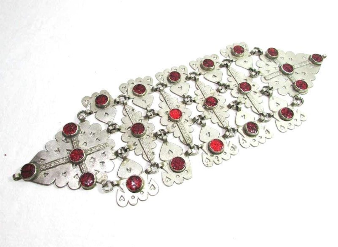 Antique Ottoman Silver Headdress | Vintage Turkish Bridal Headpiece ...