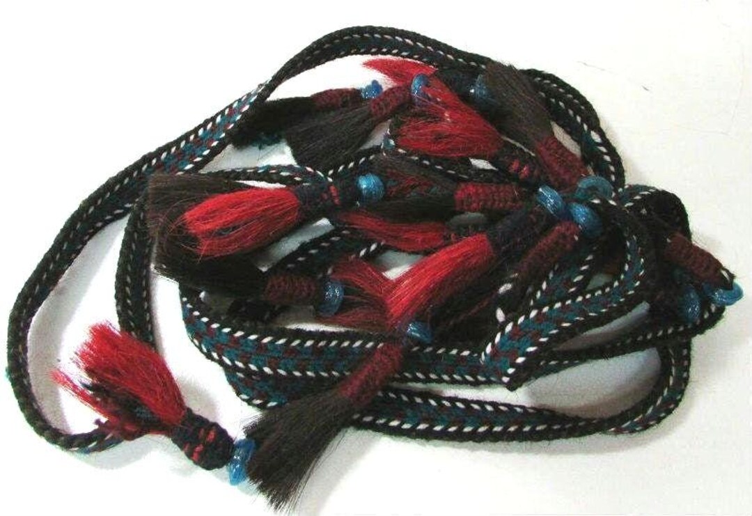 Antique Ottoman Turkish Ethnic Belt, Retro Wool Hand Woven Belt, Tribal ...