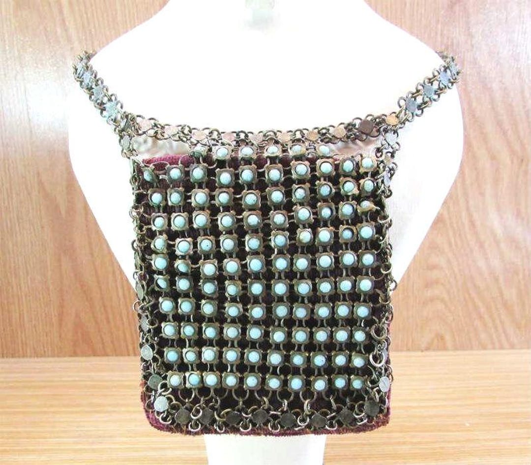 Antique Ottoman Neck Pouch | Handcrafted Ethnic Amulet Bag | Vintage ...