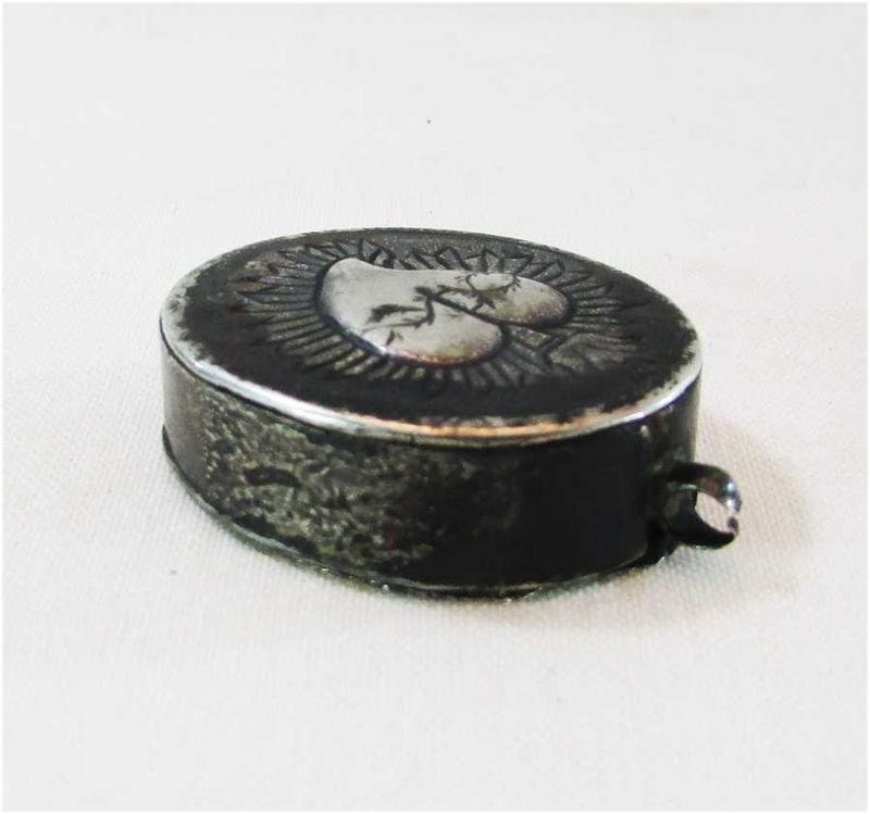 Antique Silver Christian Reliquary Pendant Box Tip, Antique Reliquary ...