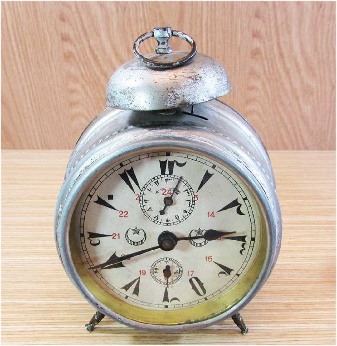 Antique Ottoman Table Top Clock, Jgustav Becker German Made Table Decor ...