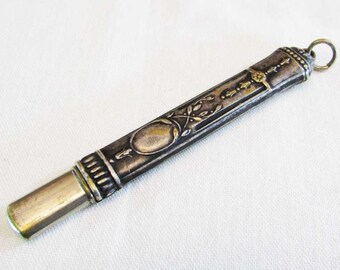 Antique Silver Sewing Case - Etsy