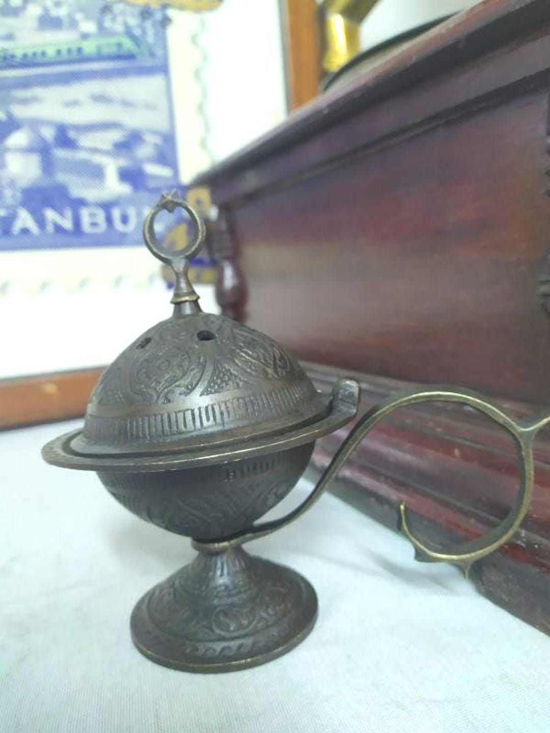 Handmade Brass Censer, Incense Burner, Personality Home Office ...