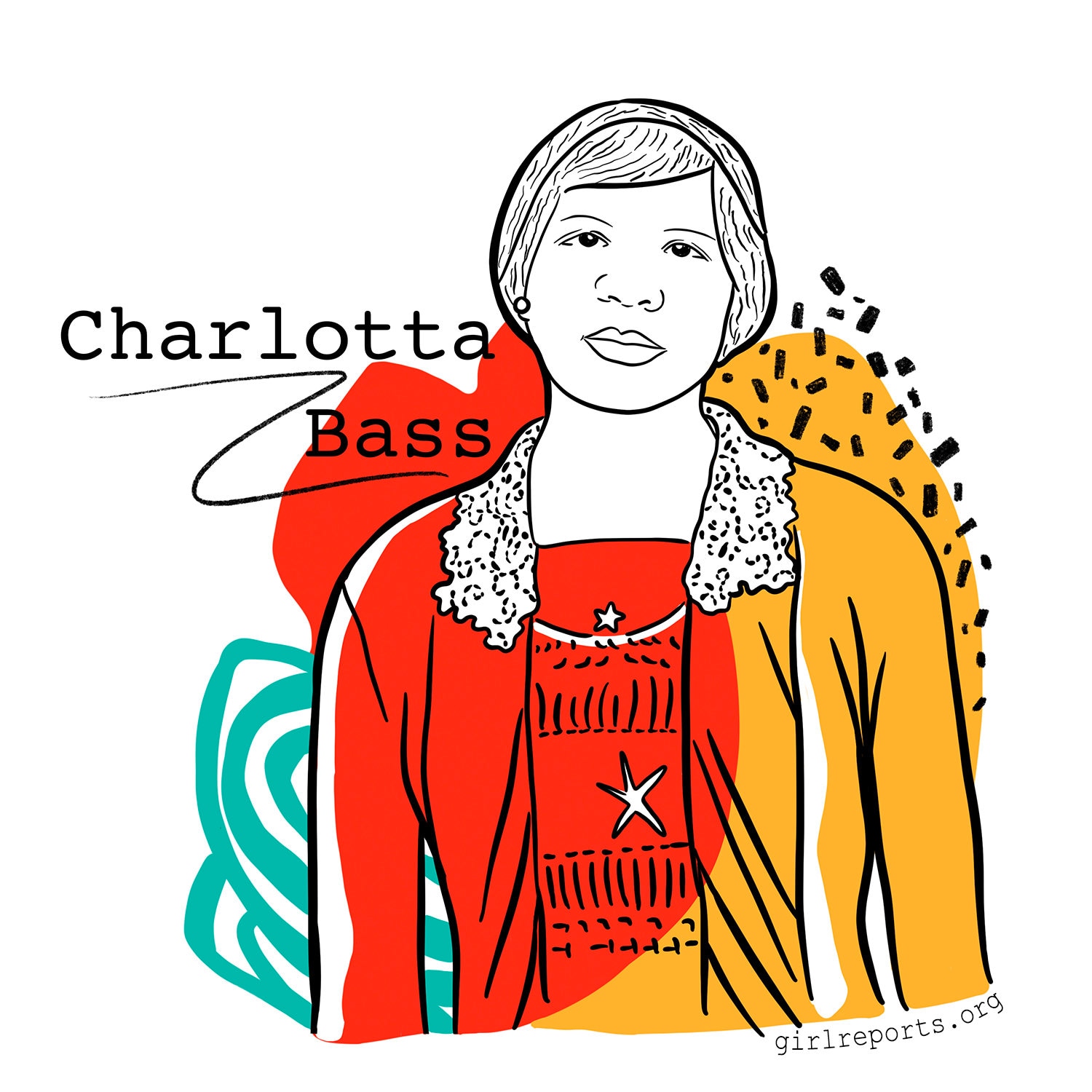 Charlotta Bass Vinyl Sticker - Etsy