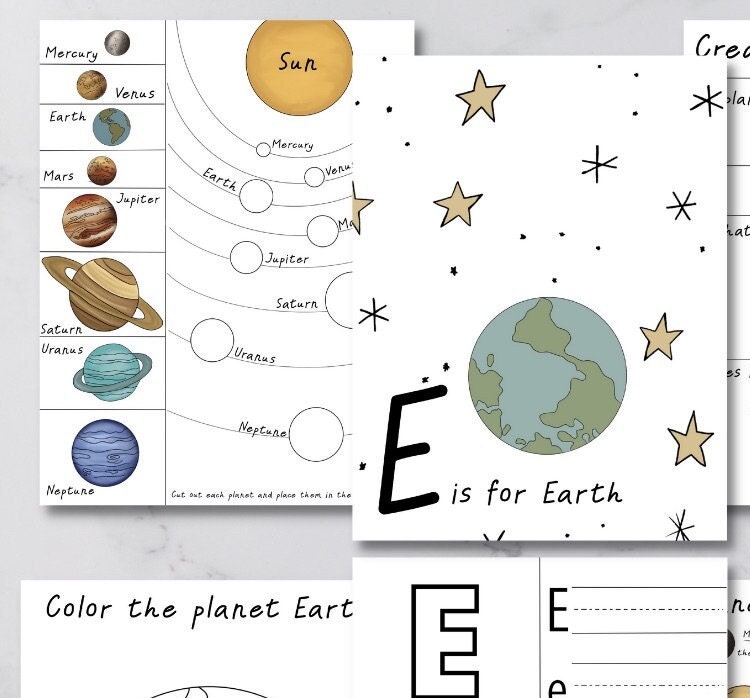 Homeschool Printables Homeschool Curriculum Preschool Worksheets Solar ...