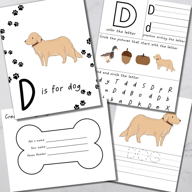 Homeschool Printables Homeschool Curriculum Preschool Worksheets D is ...