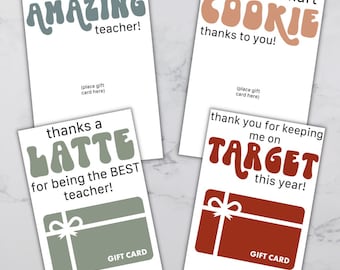 Printable Teacher Appreciation Template, Color/black & White, Teacher ...