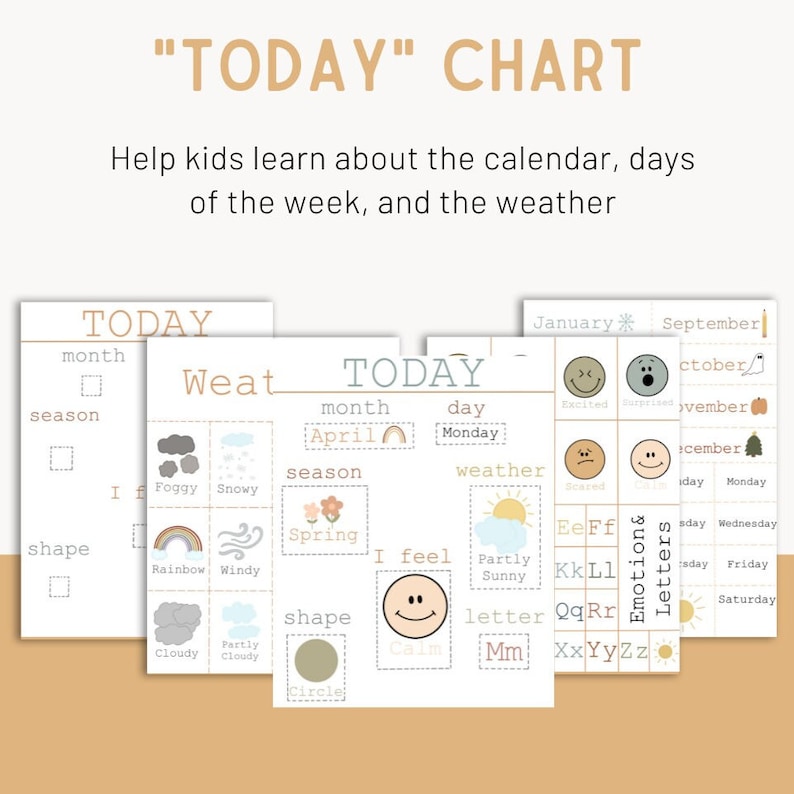 All About Today Chart - Etsy