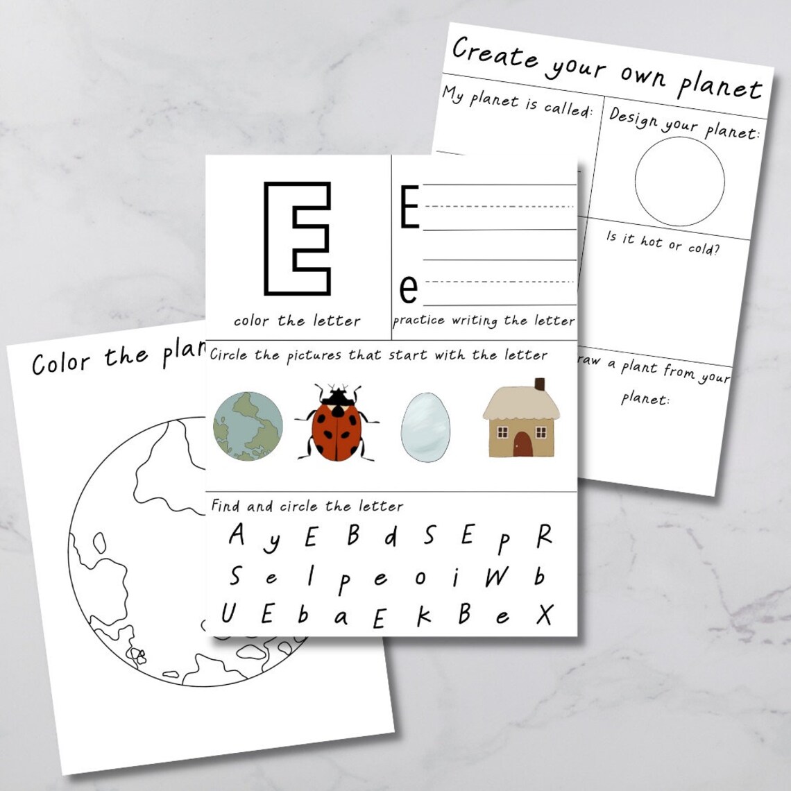 Homeschool Printables Homeschool Curriculum Preschool Worksheets Solar ...