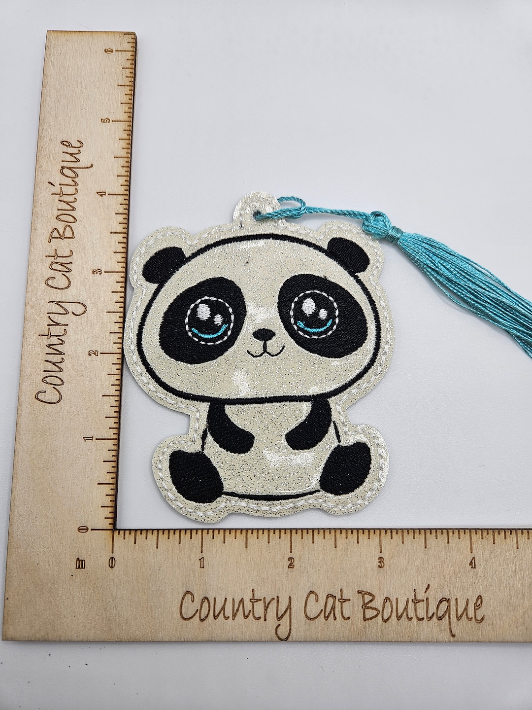 Panda Bear Embroidered Book Mark Vinyl - Etsy