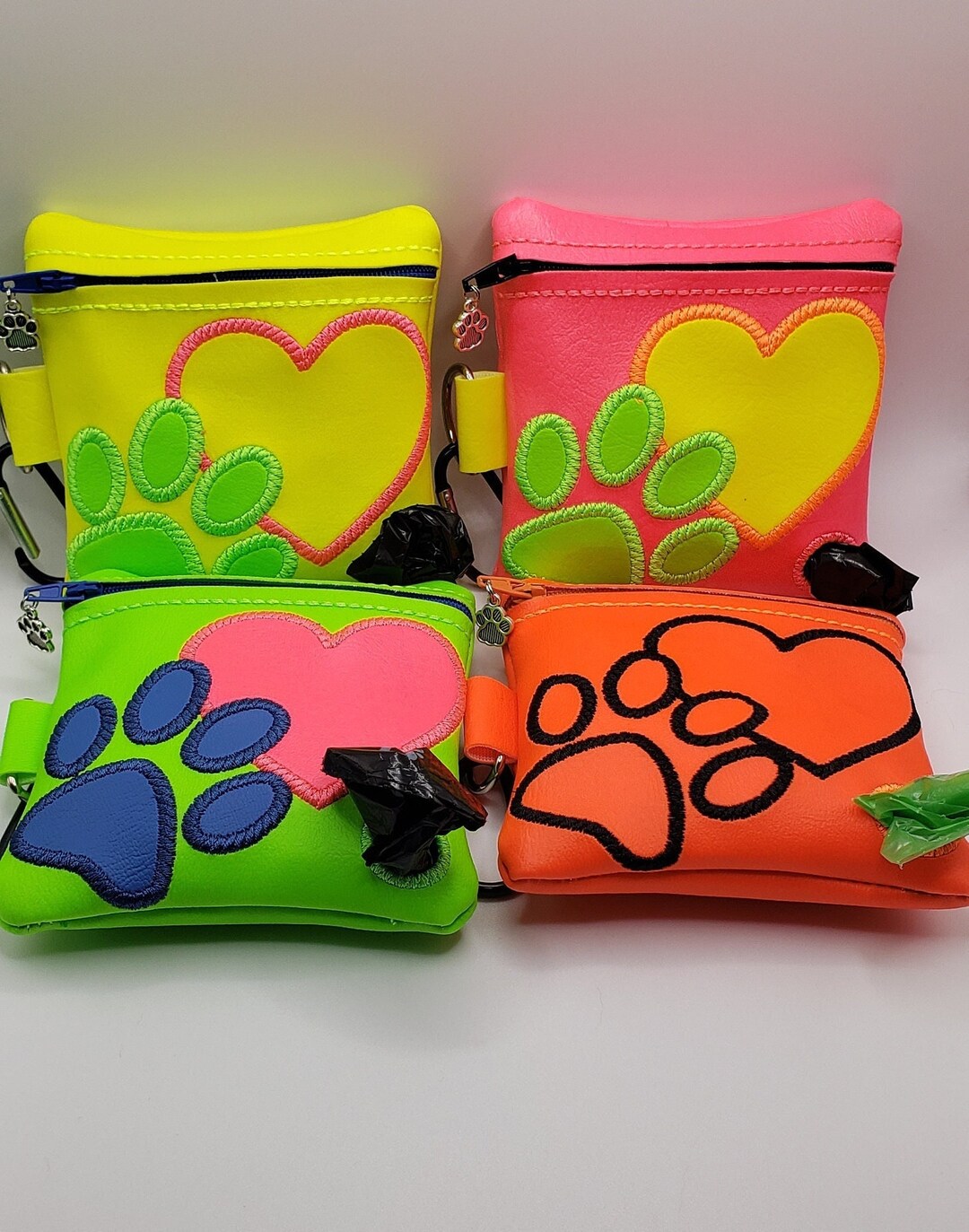 Neon Poop Bag Dispensers - Etsy