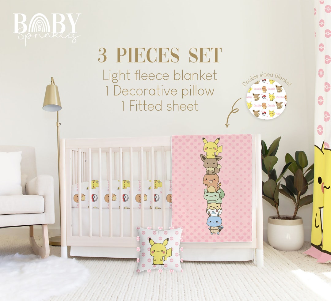 POKE ANIMALS Baby Crib Bedding Set, Poke Animals Baby Crib Bedding ...