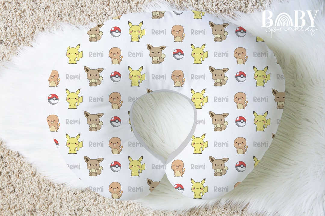 POKE ANIMALS Baby Nursing Pillow Cover, Poke Animals Gift for Baby ...