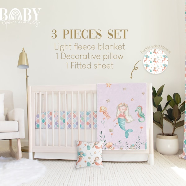 Coral Crib Bedding - Etsy