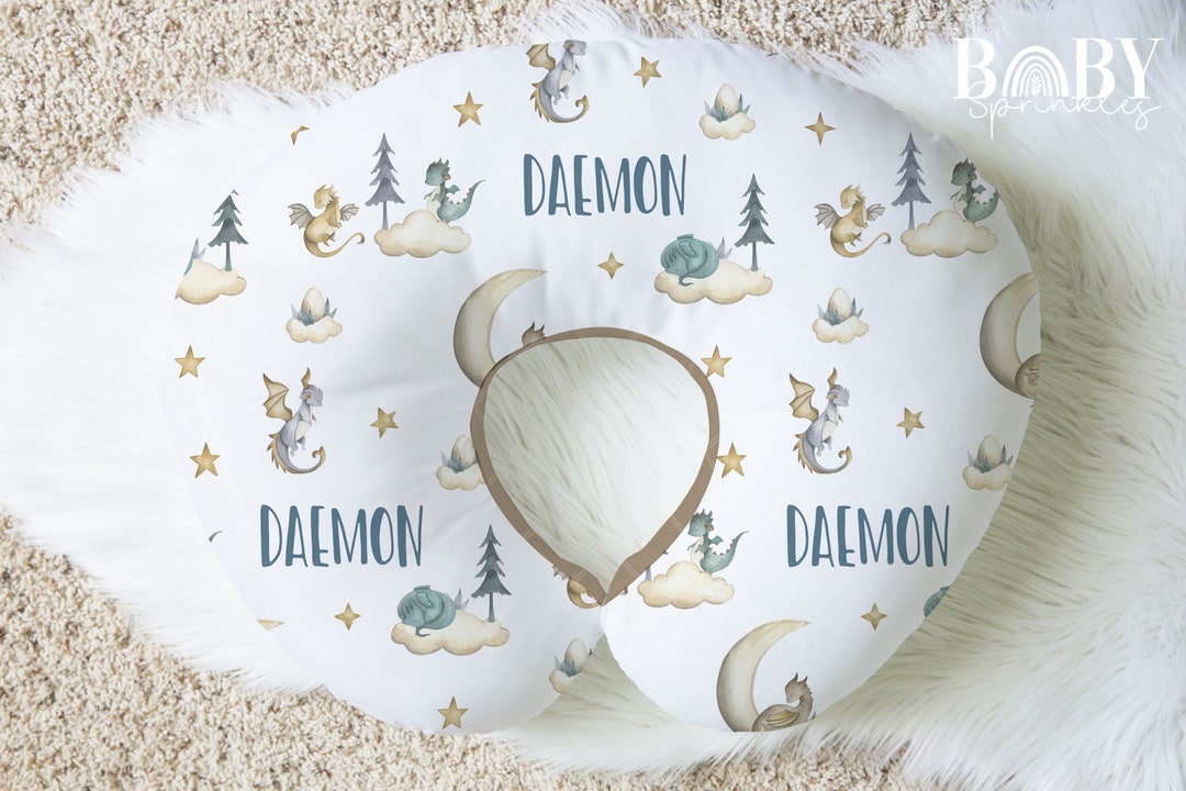 DRAGON BABY Nursing Pillow Cover, Dragon Gift for Baby, Fantasy Baby ...