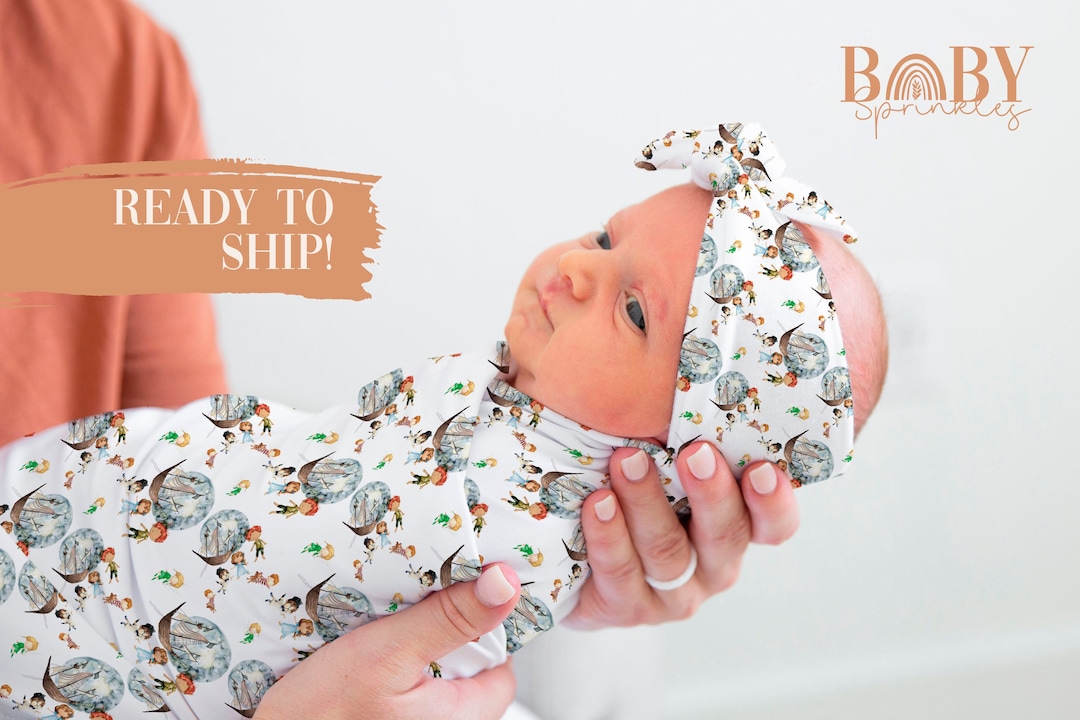 PETER PAN Swaddle Set, Peter Pan Gift for Baby, Neverland Baby Gift ...