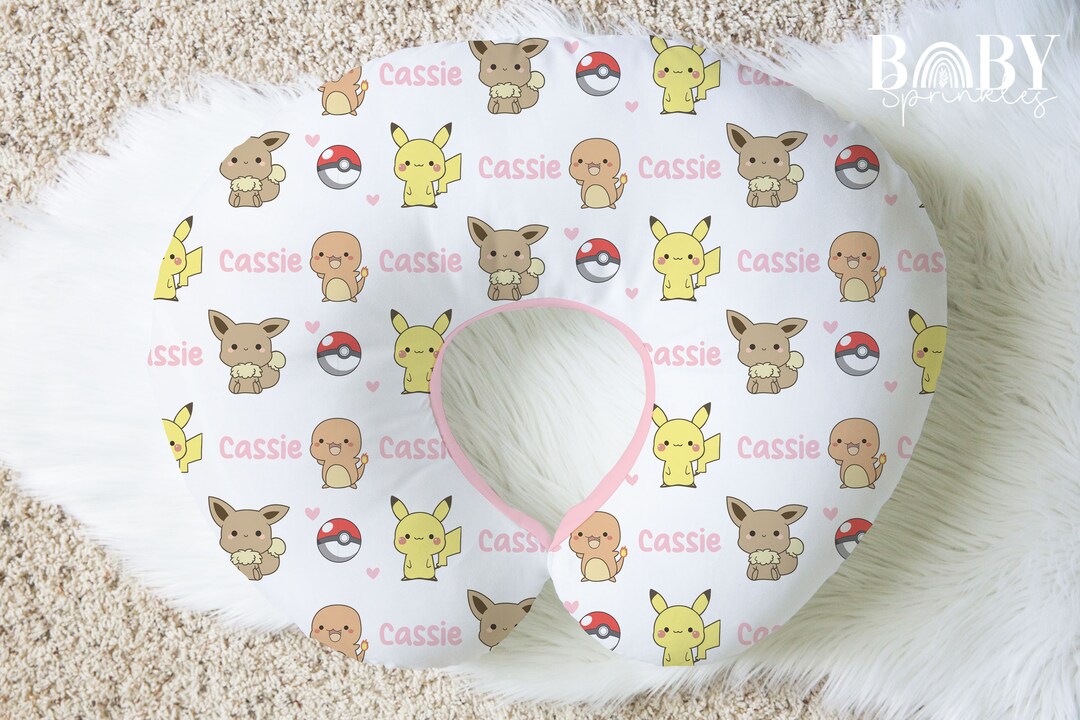 POKE ANIMALS Baby Nursing Pillow Cover, Poke Animals Gift for Baby ...