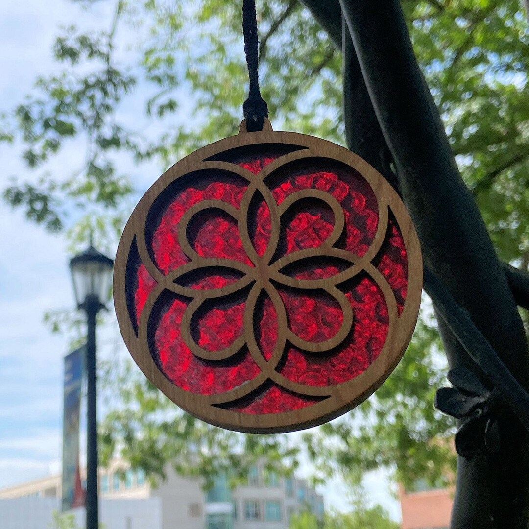 Stained Class Suncatcher Circle of Life Window Charm Window Hanging ...