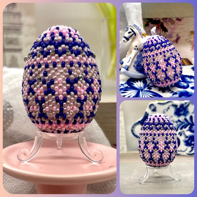 Beaded Eggs - Etsy