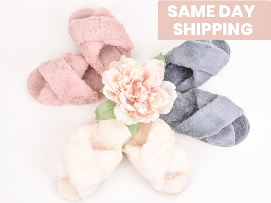 Slippers for Women Gifts Wedding Gifts Bridesmaid Gifts Bachelorette ...