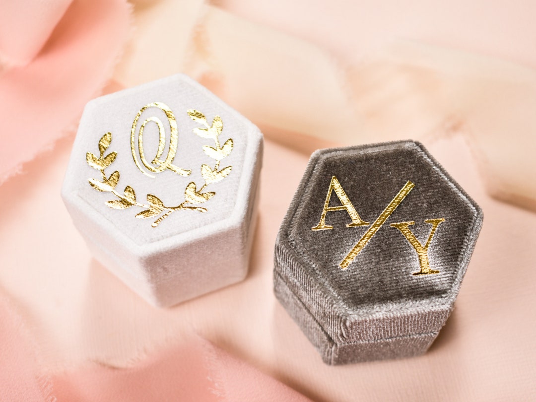 Custom Wedding Ring Box, Personalized Engagement Ring Box, Jewelry Box ...