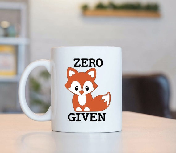 Cute Zero Fox Given Mug Coffee Cup Gift Birthday Holiday - Etsy
