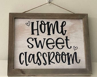 Home Sweet Classroom Sign,classroom Poster,classroom Printable Wall Art ...