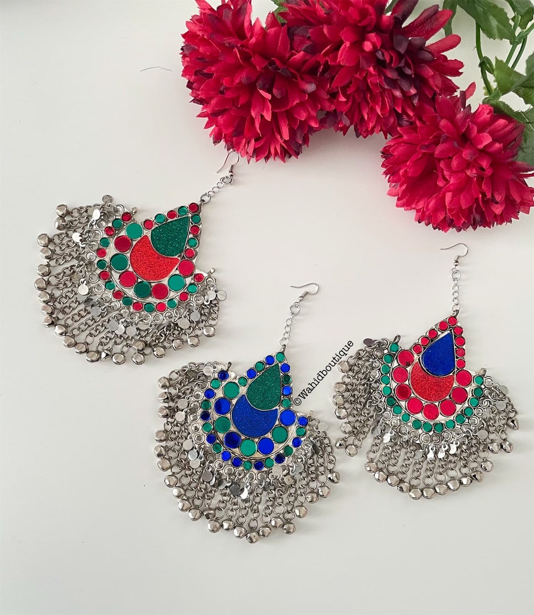 Afghan Oversized Side Tikka Headpiece, Afghan Jewellery, Afghan Fashion ...