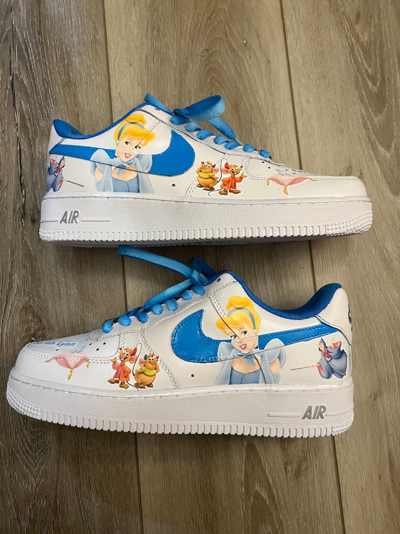 Cinderella Disney Princess Nike Air Force 1 - Etsy