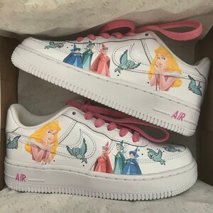 The Beauty and the Beast Disney Princess Custom Nike Air Force 1 - Etsy