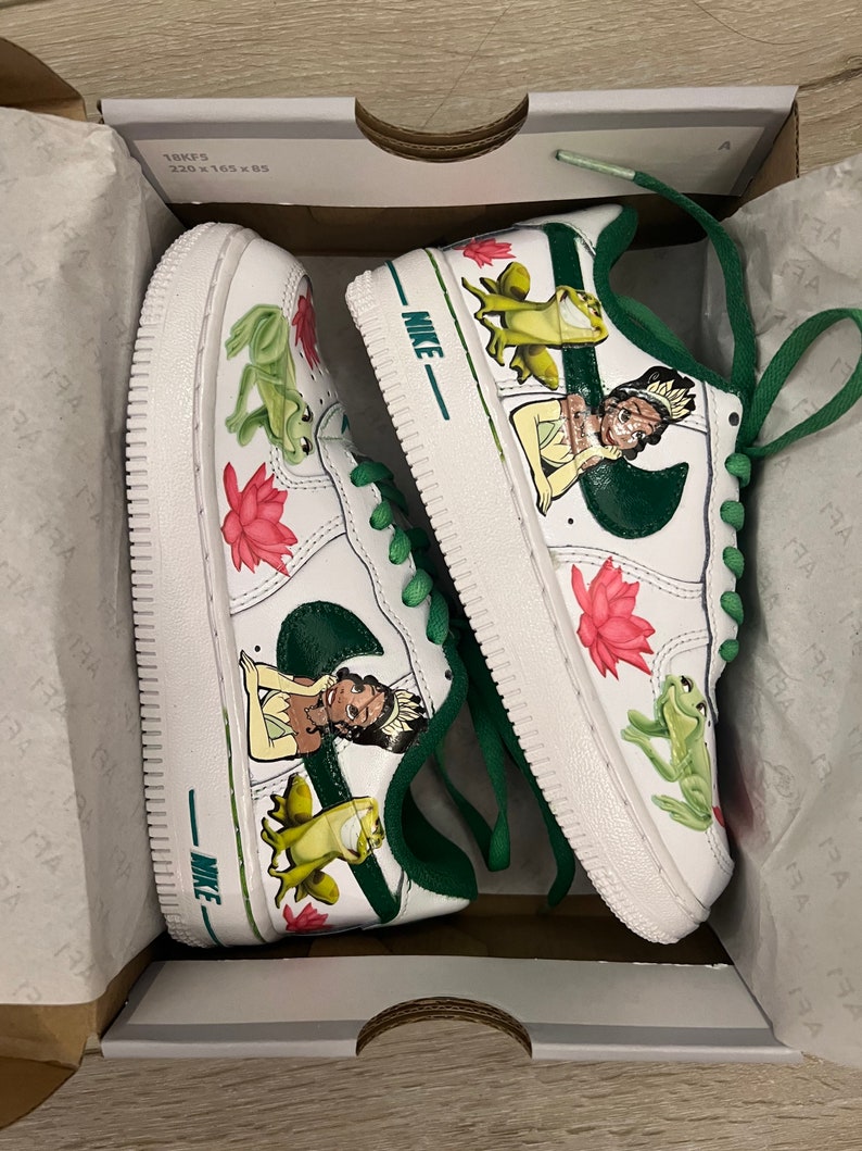 Tiana Disney Princess Custom Nike Air Force 1 - Etsy