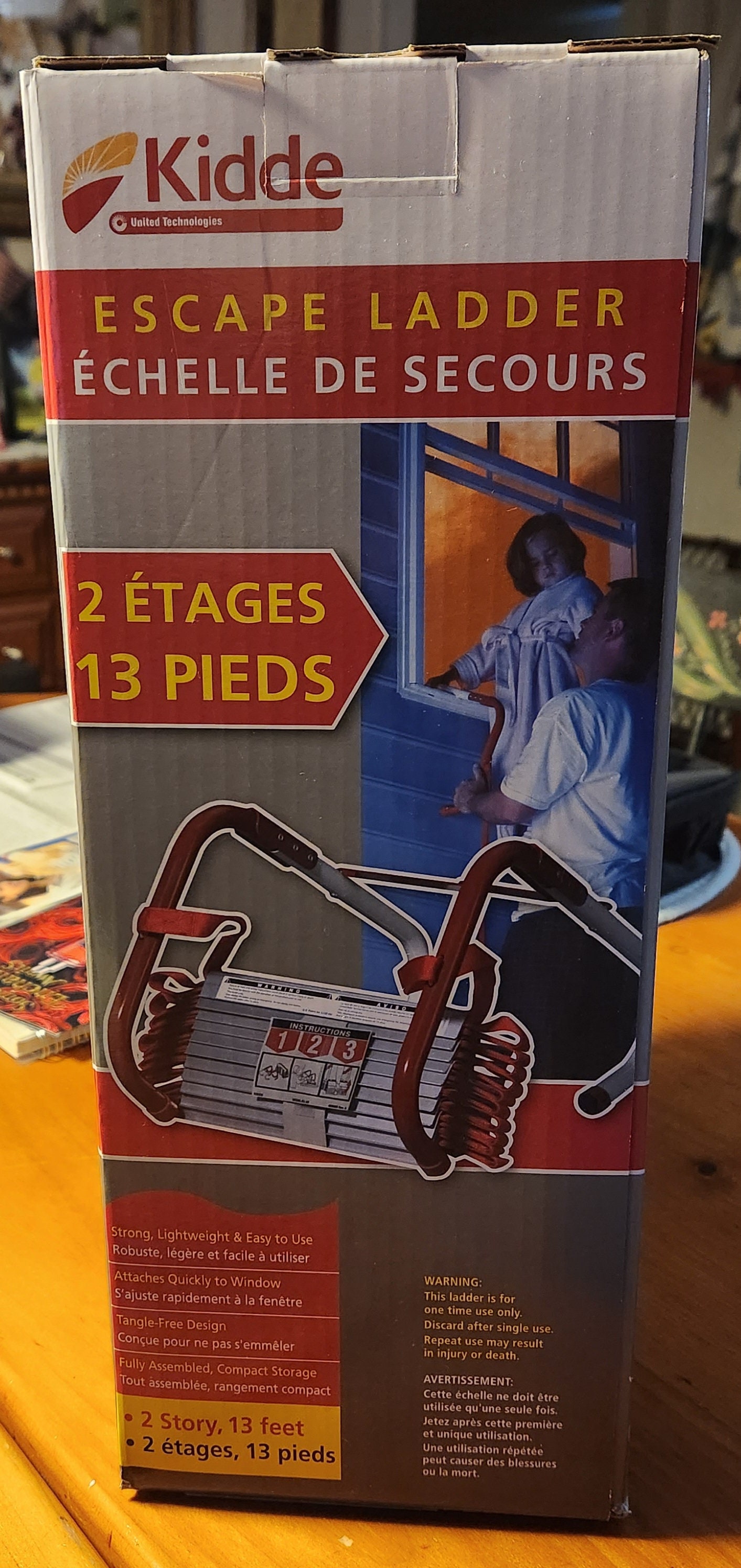 Kiddie/13 Step Fire Ladder/2 Story Ladder/new in Box/never Used/the ...