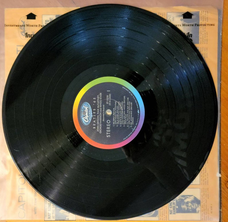 The Beatles Beatles65 LP C1965 Capitol ST 2228 Original Copy Capitol ...