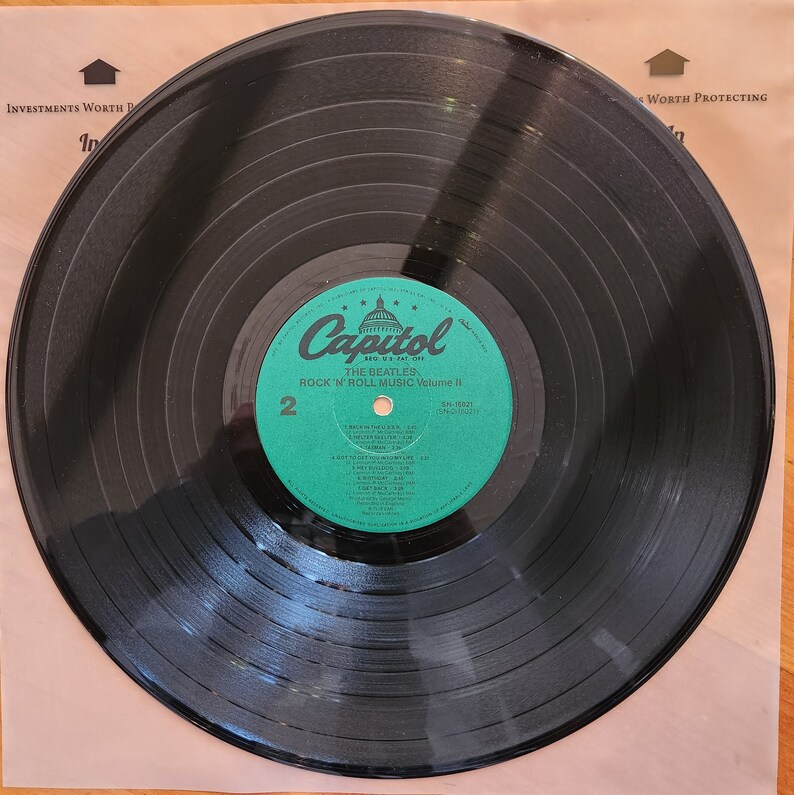 The Beatles Rock N Roll Volume 2 Original Green Capitol Label SN 16021 ...