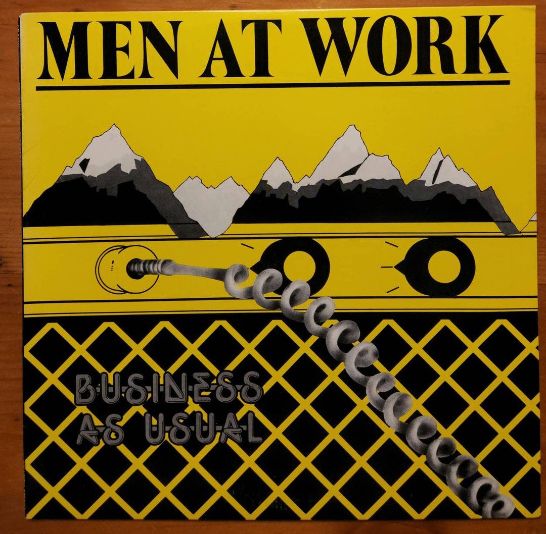 Men at Work Business as Usual Lp Columbia Records BL 37978 Near Mint ...