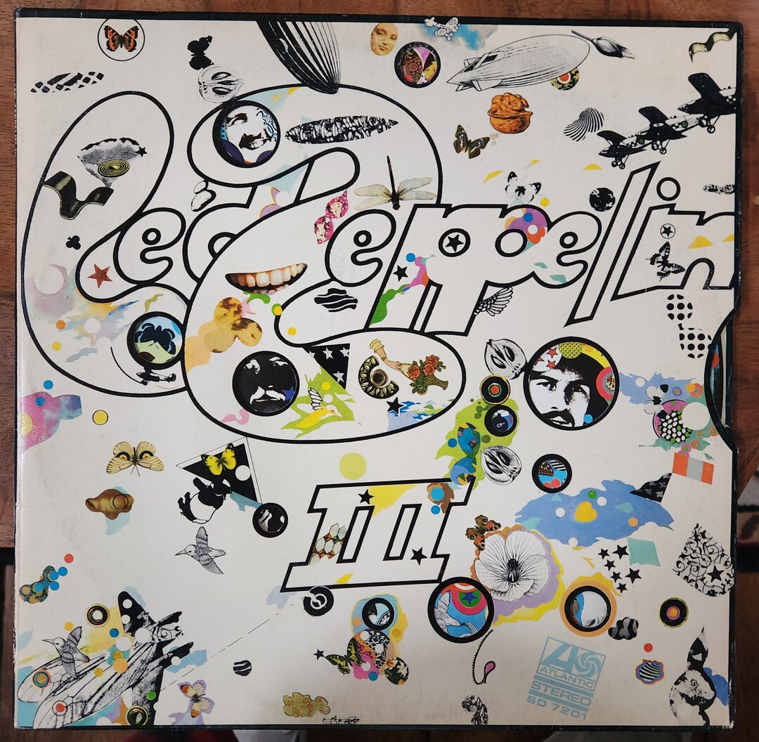 Led Zeppelin/iii/lp Out of Print/a Beautiful Original Atlantic Record ...